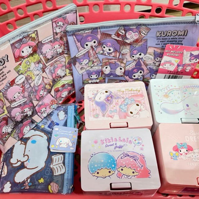 Jual [🇯🇵] READY - Sanrio items - One touch case, clear pouch, kuji ...