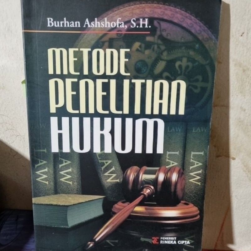 Jual metode penelitian hukum By Burhan ashshofa | Shopee Indonesia