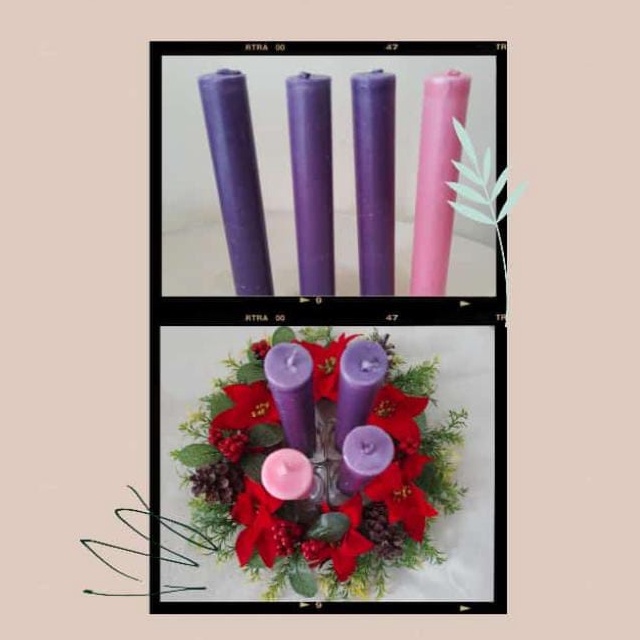Jual Diskon Lilin advent Rangka lilin Rangka Lilin Rangkaian bunga ...
