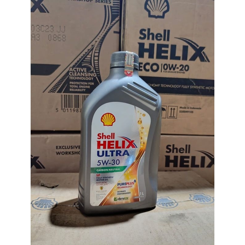 Jual 0Shell Helix Ultra 5W-30 1L / DEXOS1 / Oli Mobil Full Synthetic ...