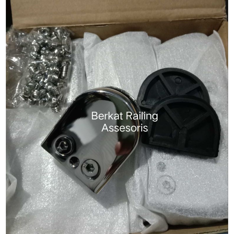 Jual JEPIT KACA OVAL 53*43 SS 201 MIRROR ( ready FLAT & CEKUNG ...