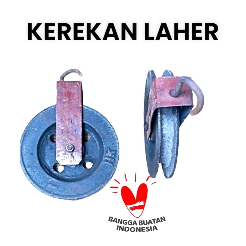 Jual Kerekan Katrol Laker 5" Timbo Sumur Kerekan Besi Timba Sumur ...