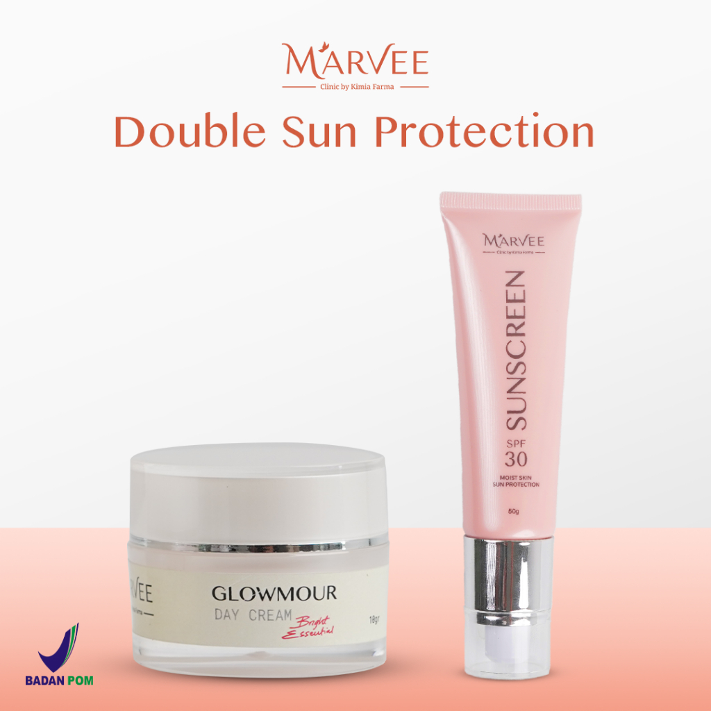 Jual Marvee Double Sun Protection | Shopee Indonesia