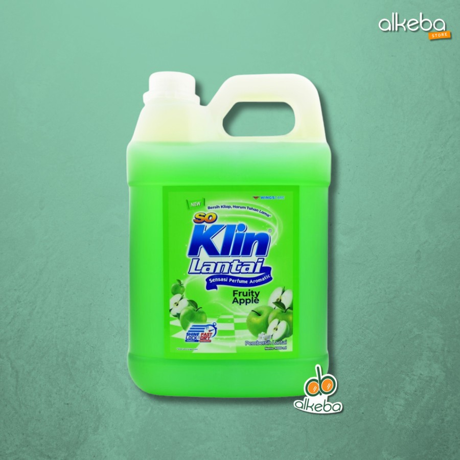 Jual So Klin Lantai 4 Liter Floor Cleaner 4L sabun cuci lantai refill ...