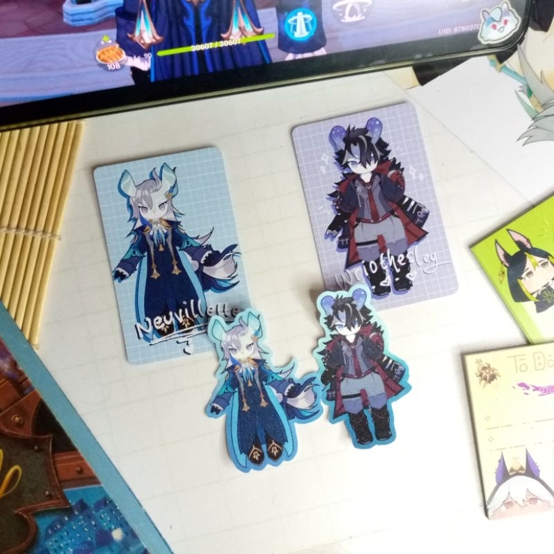 Jual Melusine: Neuvilette, Wriothesley and Furina Genshin Impact ...