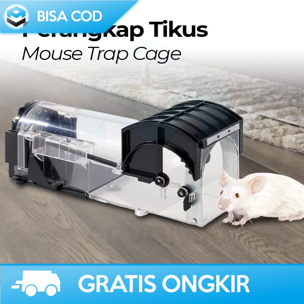 Jual JEBAKAN TIKUS PERANGKAP TIKUS RUMAH OTOMATIS MOUSE TRAP CAGE ...