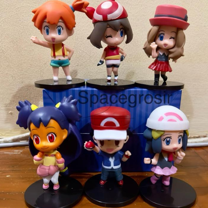 Jual Figure Player Pokemon / Pokemon Trainers set 6 | Shopee Indonesia