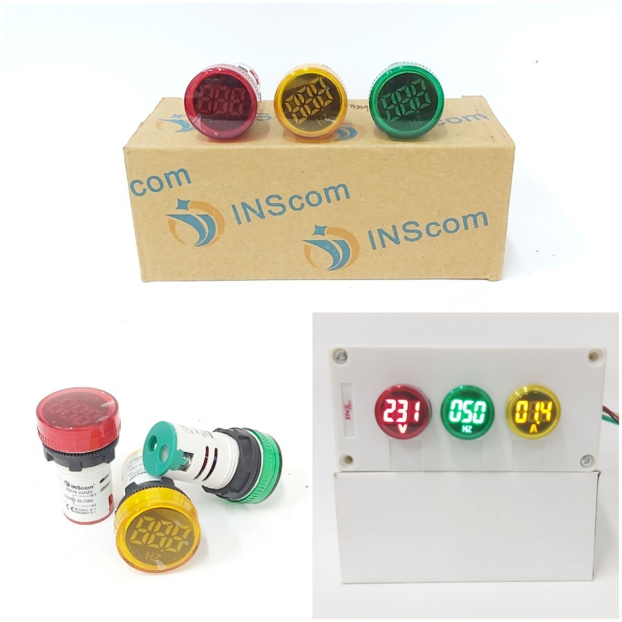 Jual PILOT LAMP LED WITH HZ INDICATOR BULAT / HZ DIGITAL INDICATOR INS ...