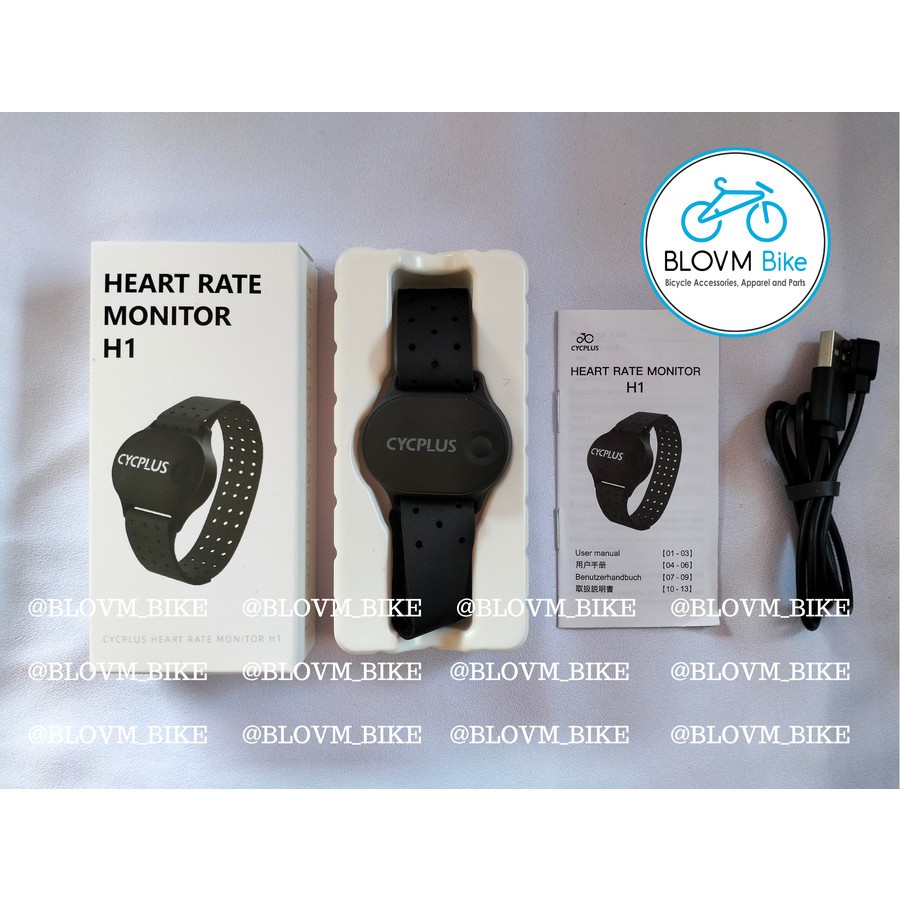 Jual Cycplus H1 Heart Rate Monitor Wrist Arm Band Cyclometer Waterproo ...
