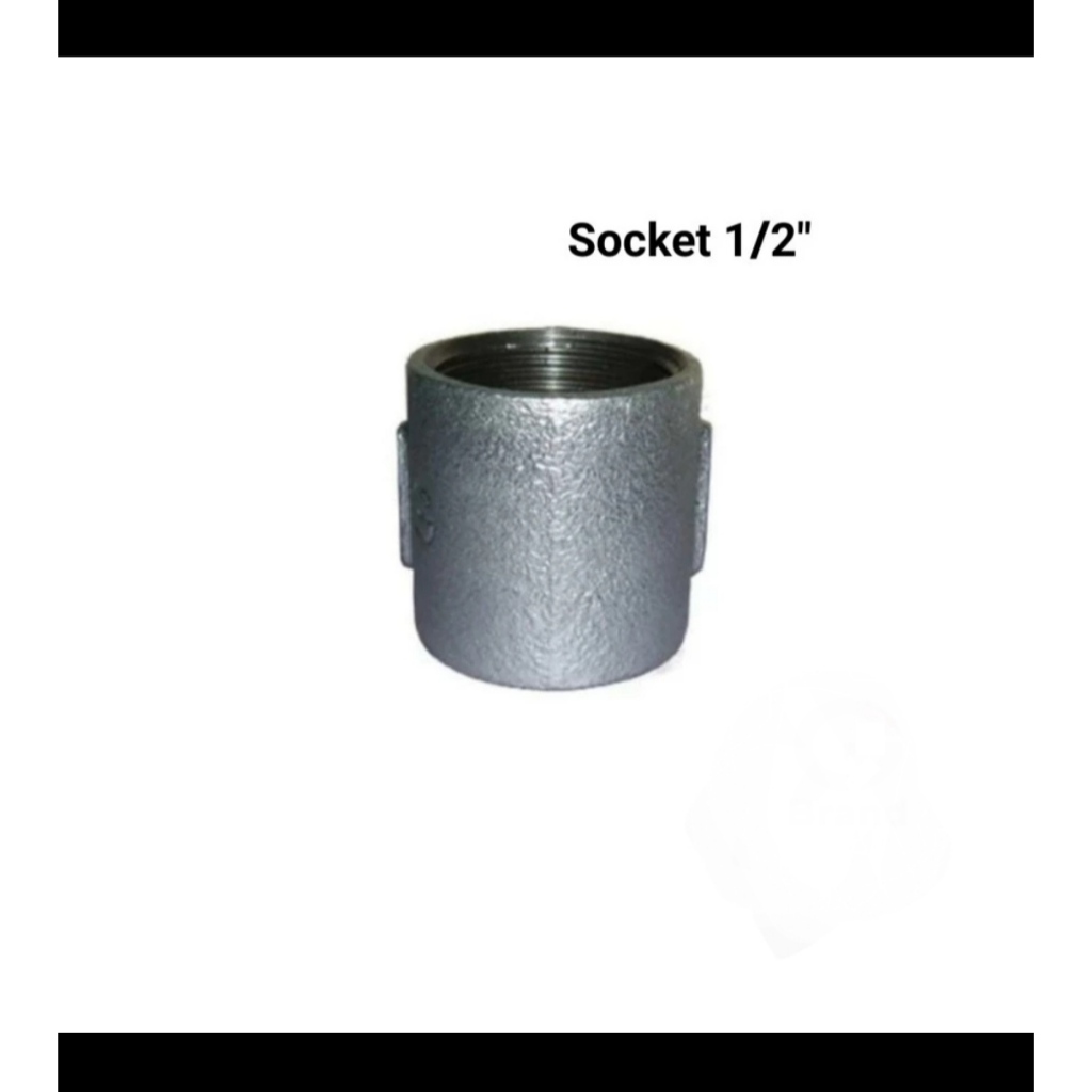 Jual Socket 1/2" Inch Soket Sock Shock Sambungan Lurus Besi Pipa ...