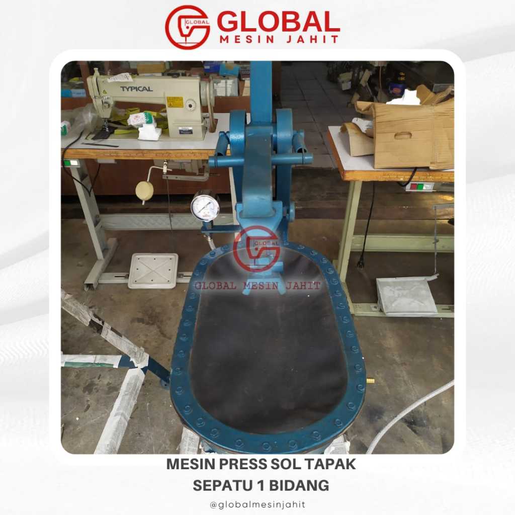Jual Mesin Sol Tapak Sepatu 1 Kepala Bidang Press Tekanan Alat Sepatu ...