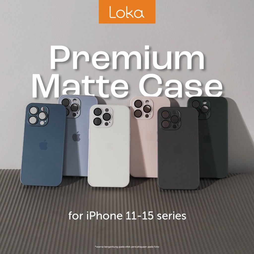 Jual Case iPhone 12 13 14 15 Pro Max Premium Matte Casing Pelindung ...