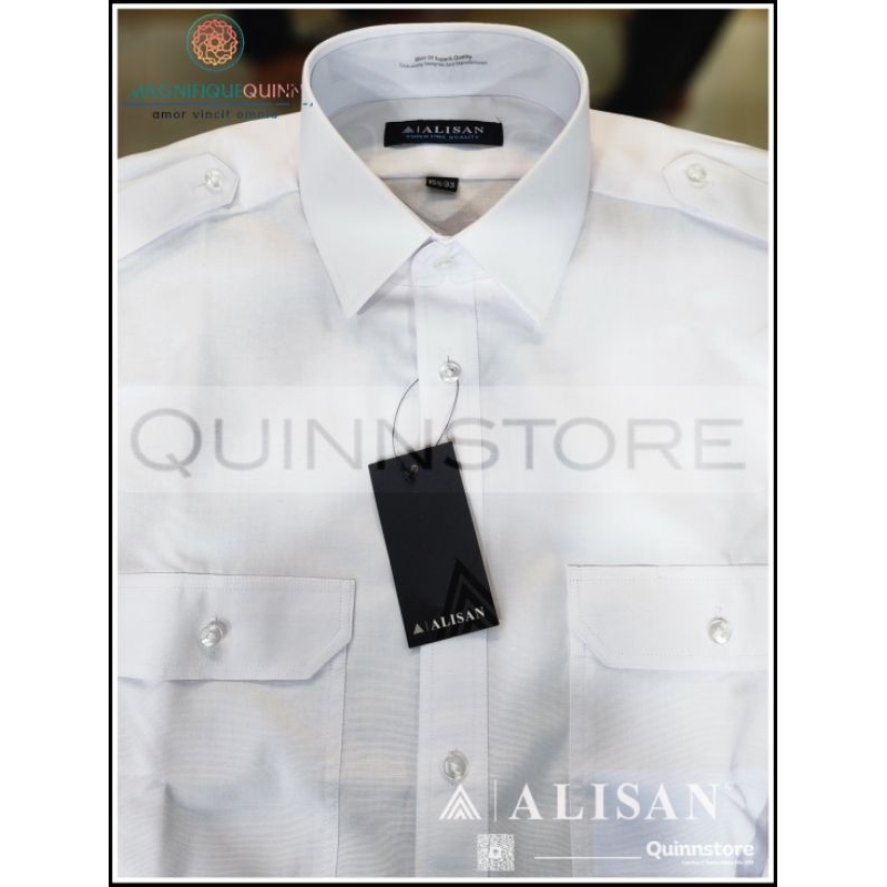 Jual ALISAN Original Kemeja Pilot / Kemeja Pangkat Lengan Panjang ...
