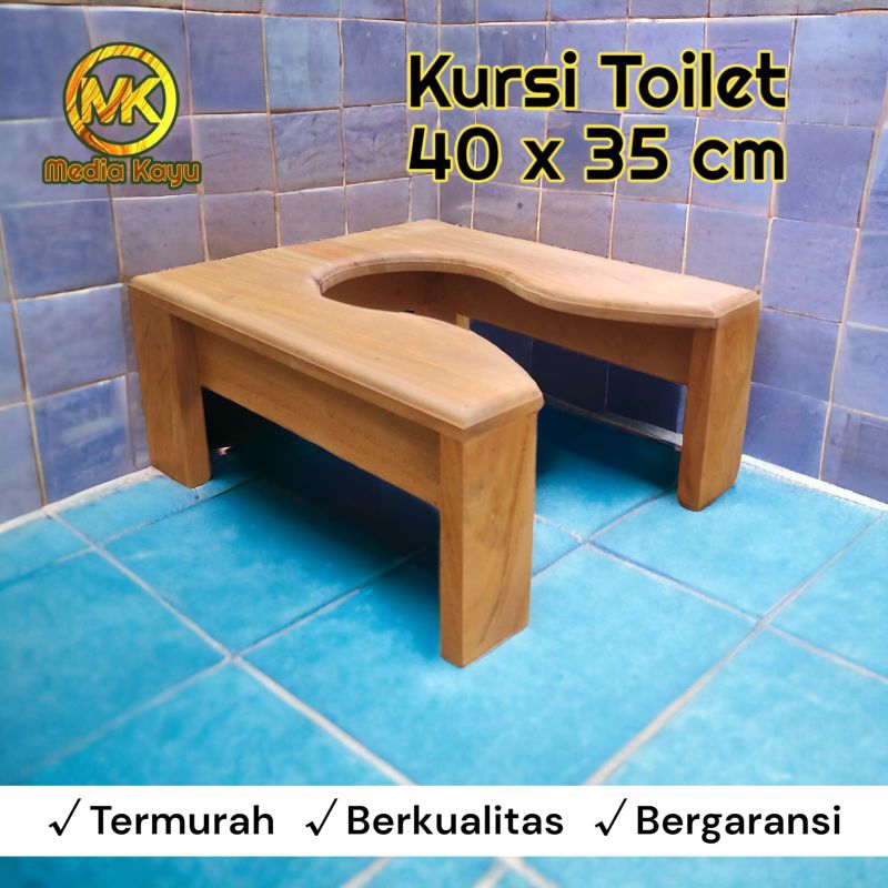 Jual Kursi toilet kursi wc duduk kursi jongkok bumil kayu bangku kloset ...