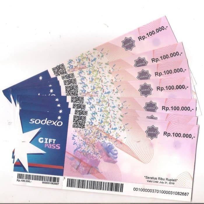 Jual voucher sodexo pecahan 100 ribu | Shopee Indonesia