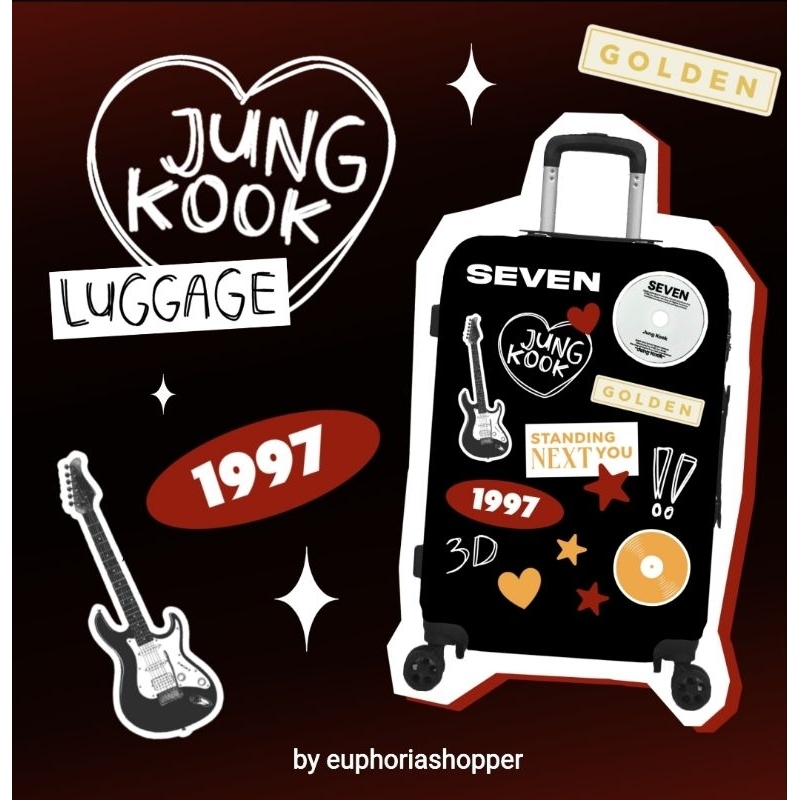 Jual koper jungkook bts by euphoriashopper | Shopee Indonesia