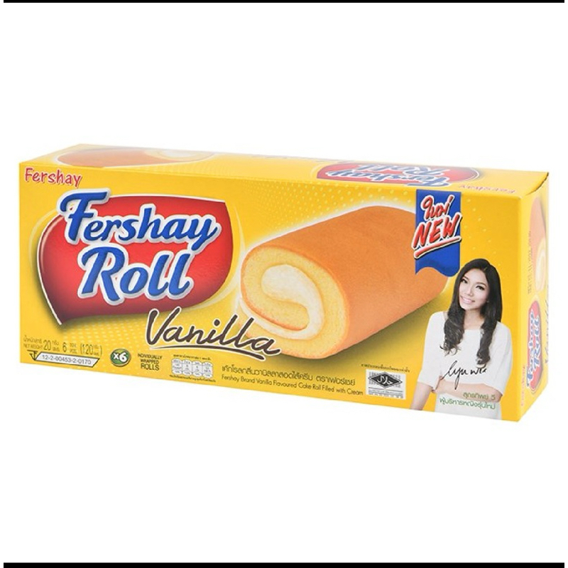 Jual READY STOCK FERSHAY ROLL CAKE ORIGINAL THAILAND | Shopee Indonesia