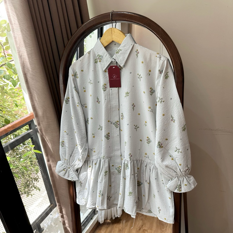 Jual Sofia Blouse Bahan Snoser Crinckle By Jasminescraft | Shopee Indonesia