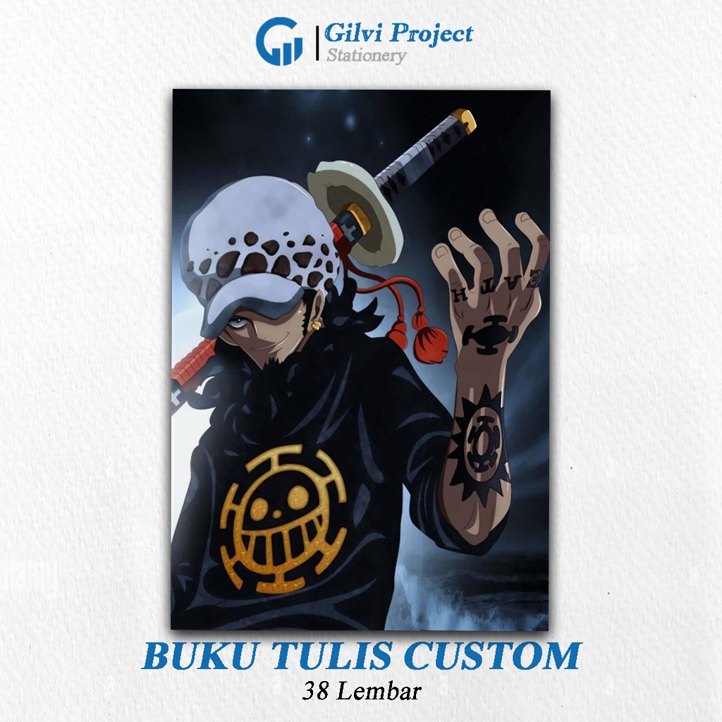 Jual Buku Tulis Law One Piece / Buku Tulis Sekolah / Buku Tulis Catatan ... Jual Buku Tulis Law One Piece / Buku Tulis Sekolah / Buku Tulis Catatan ...