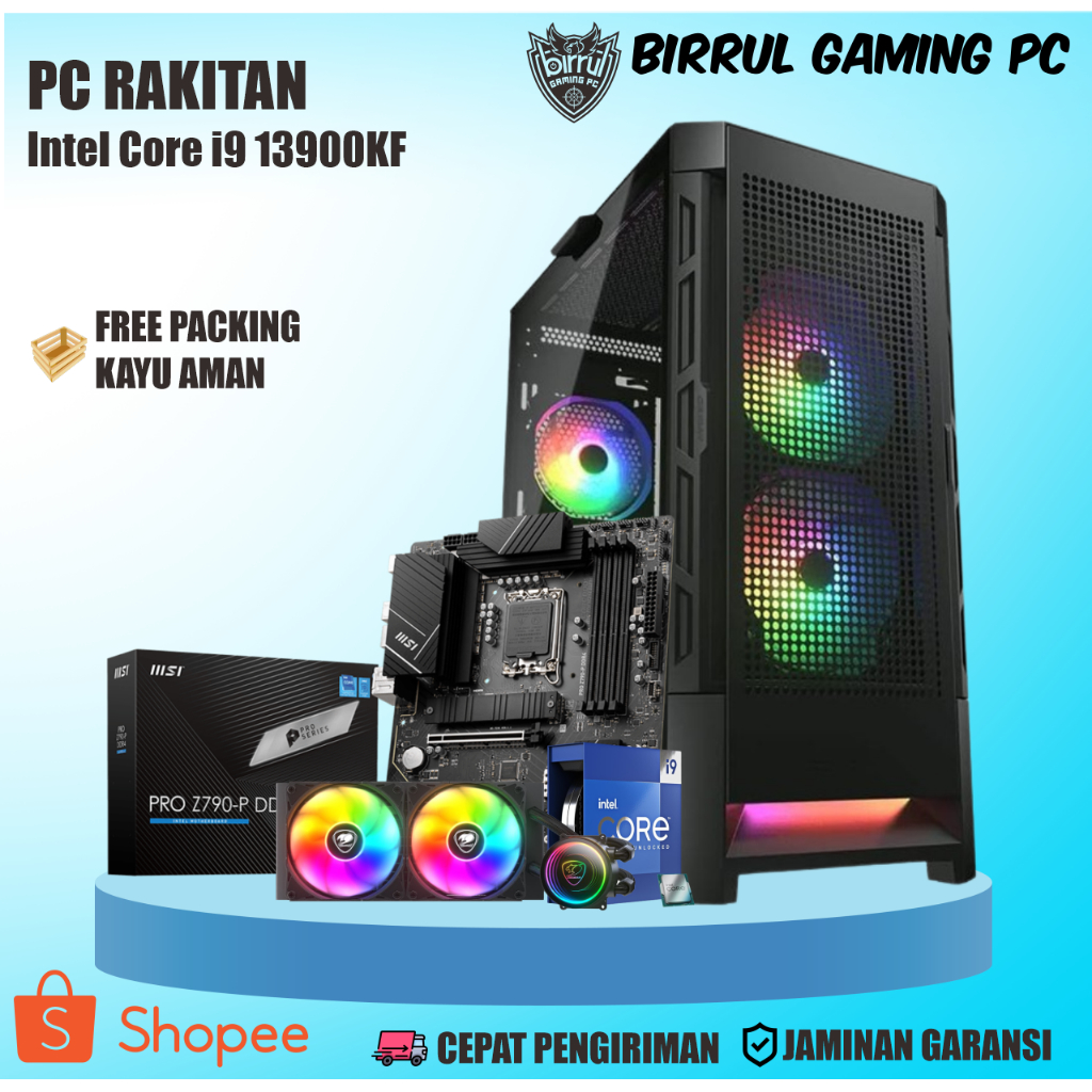 Jual Pc Gaming i9 13900KF I 16Gb Ddr4 I 256Gb I 1tb I Rtx 3060 12Gb ...