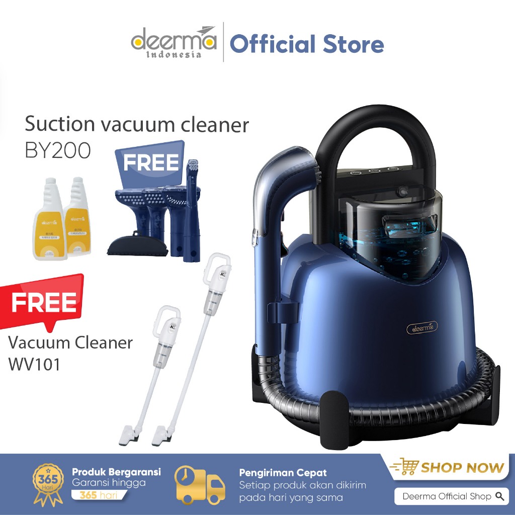 Jual Deerma BY200 Suction Vacuum Cleaner Penyedot Debu Fabric Cleaning ...