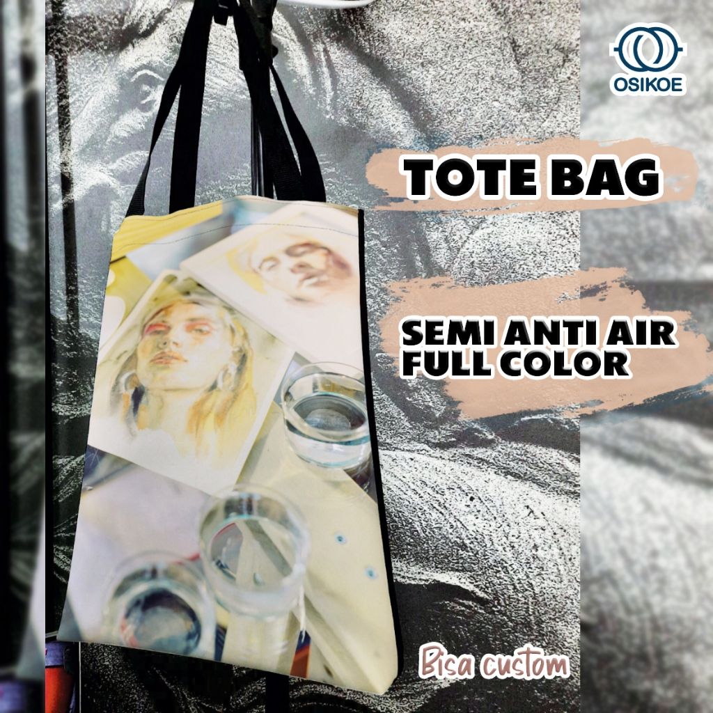 Jual Tote Bag Pria Wanita / Tote bag Printing / Tote bag kekinian ...