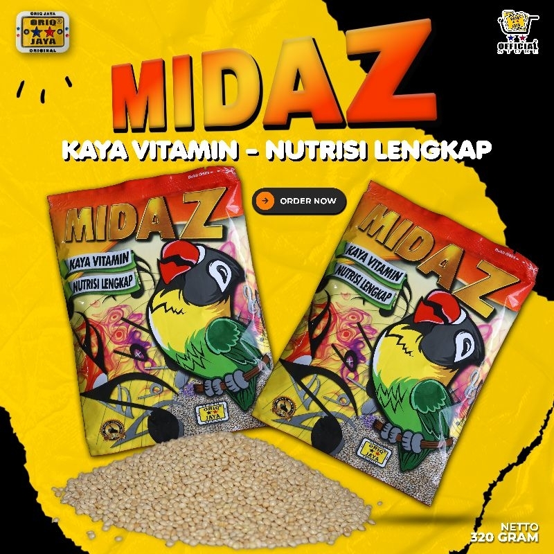 Jual PAKAN LOVEBIRD MIDAZ ORIQ JAYA | Shopee Indonesia