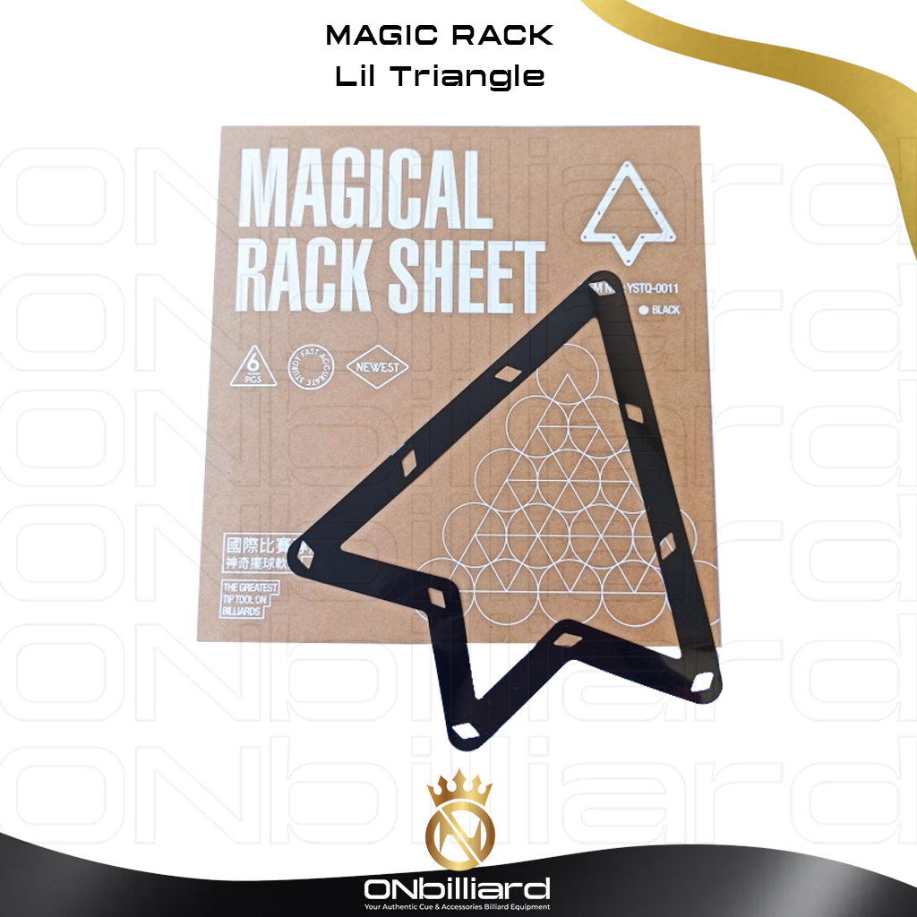 Jual Lil Triangle Magic Ball Rack Sheet Billiard Pro Segitiga Biliar ...