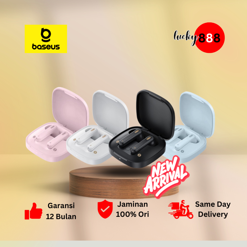 Jual Baseus Bowie E16 True Wireless Bluetooth Earphone TWS Mini Earbuds ...