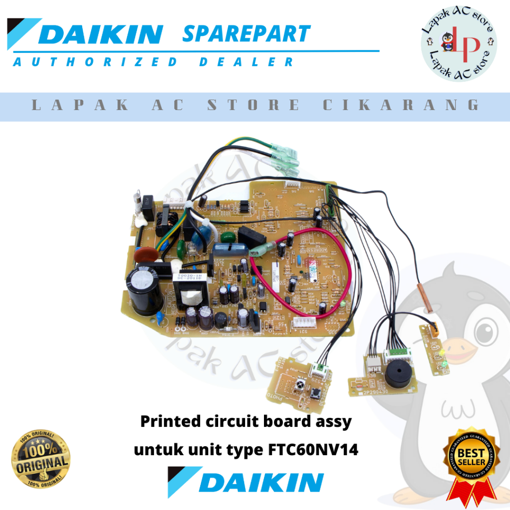 Jual Pcb Indoor AC DAIKIN Thailand 2,5 PK FTC60NV14 | Shopee Indonesia