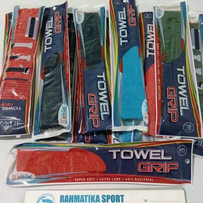 Jual Grip Towel Handuk Raket Badminton Hiqua | Shopee Indonesia