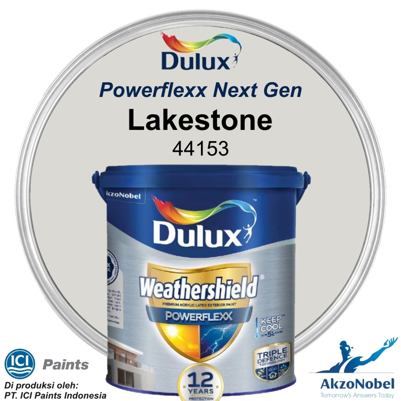 Jual CAT DULUX WEATHERSHIELD POWERFLEXX 2.5 LT - LAKESTONE 44153 ...
