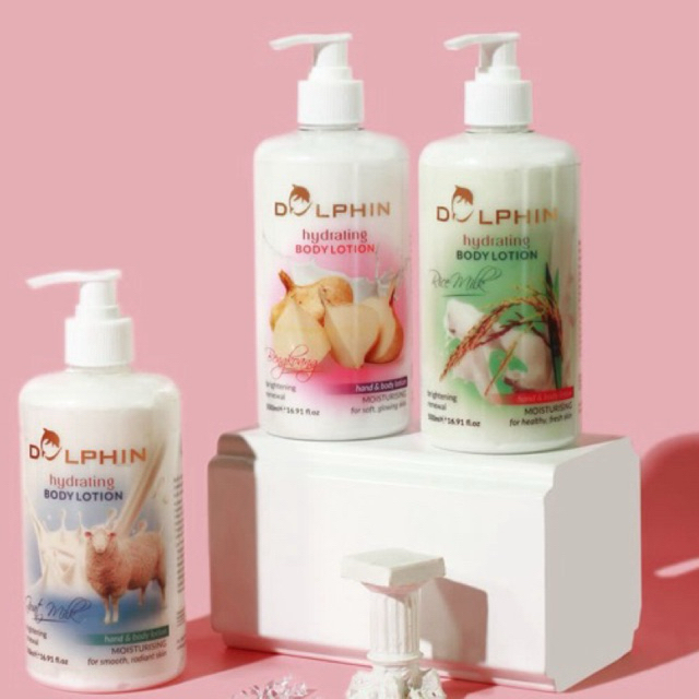 Jual Dolphin Body Lotion Pemutih Kulit 500ml | Shopee Indonesia