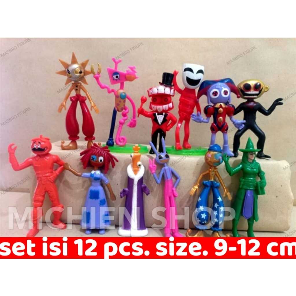 Jual Action Figure The Amazing Digital Circus Set isi 12 dan isi 7 ...