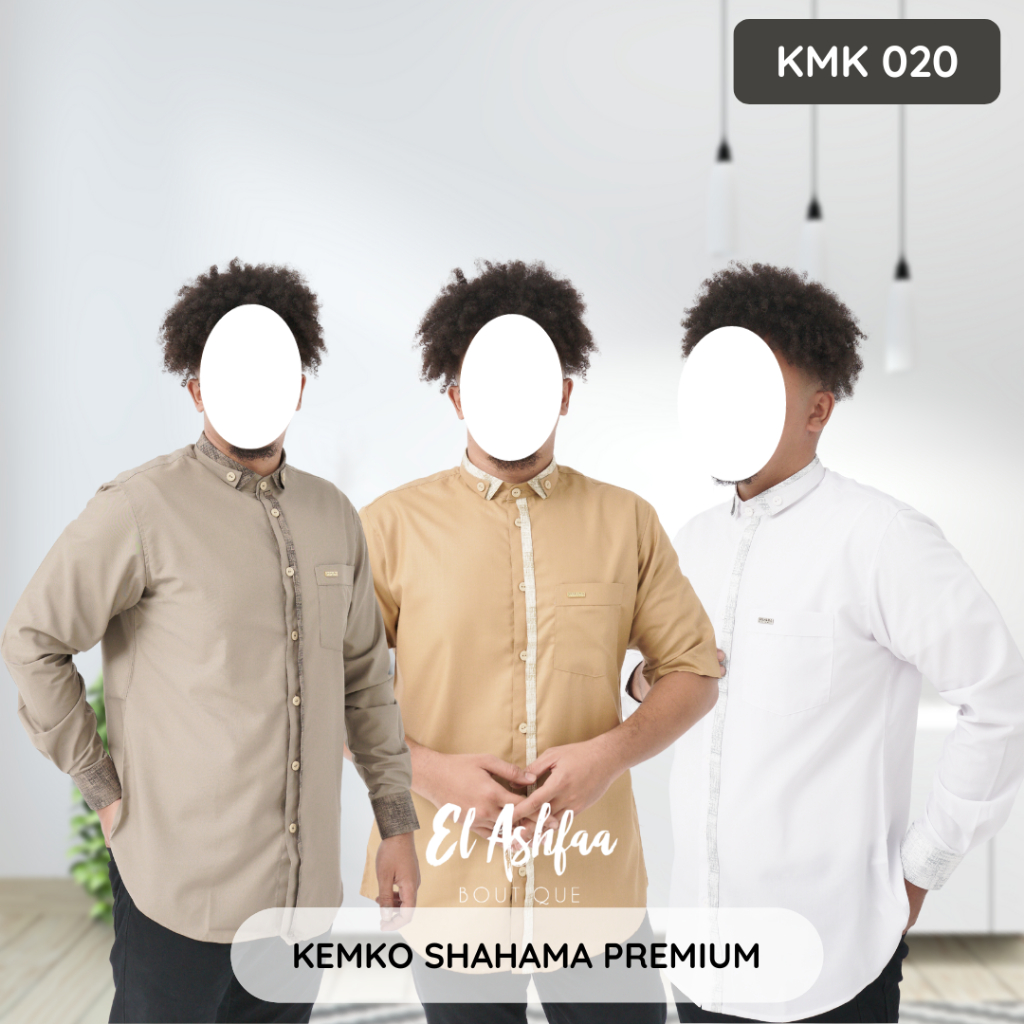 Jual Kemko by Shahama | Kemeja Koko Shahama KMK-020 - El Ashfaa ...