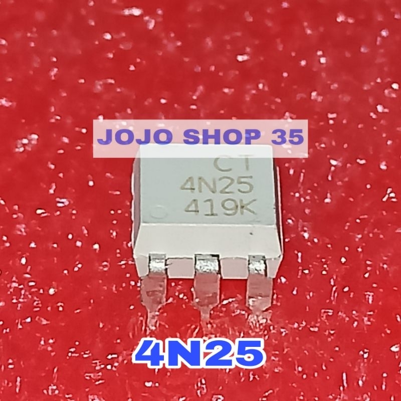 Jual IC 4N25 4n25 ic 4n25 OPTOCOUPLER optocoupler pothotransistor opto 6pin 6p optocoupler 4n25 ...