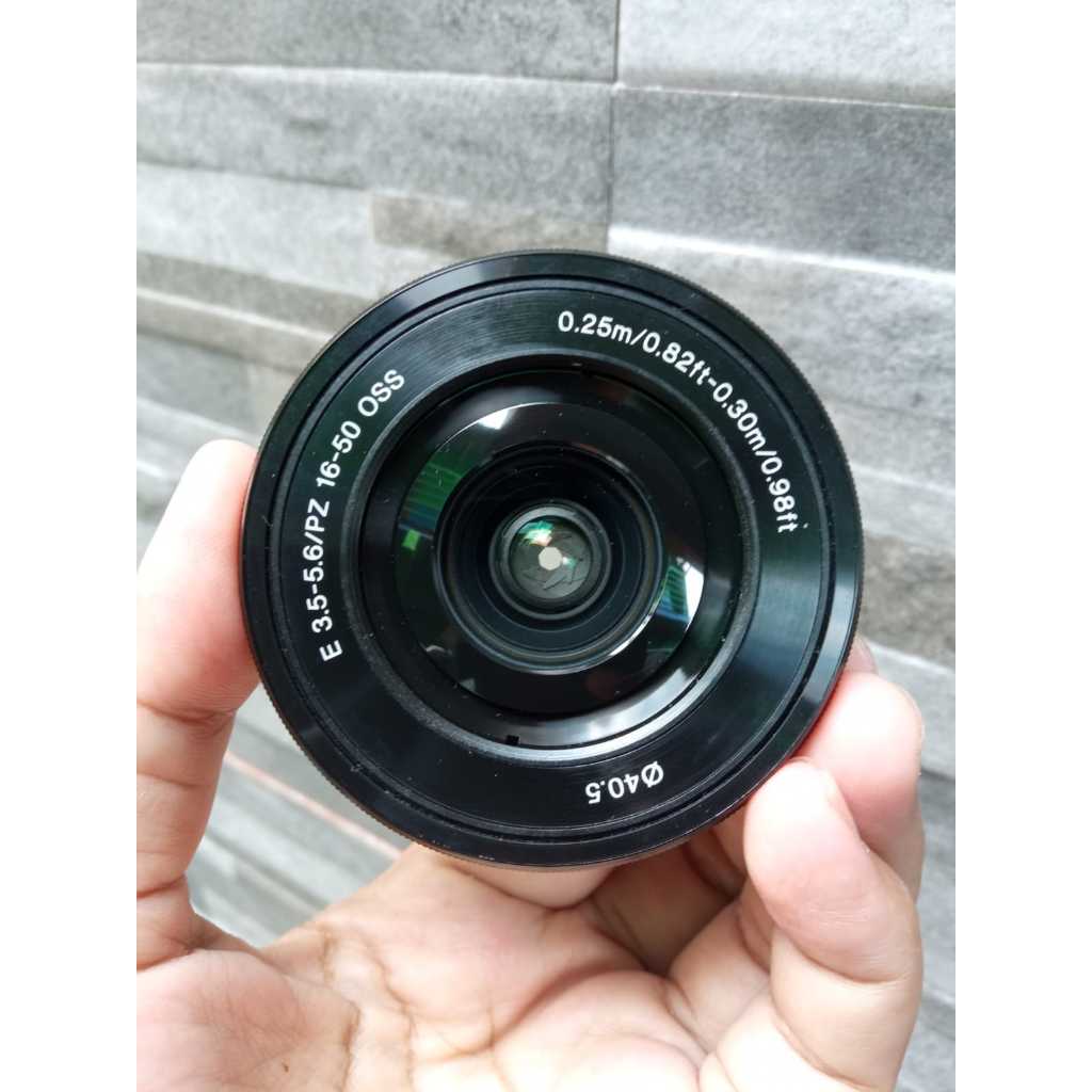 Jual Lensa Kit Sony 16-50mm E Mount Mirrorless Auto Fokus SELP1650 OSS ...