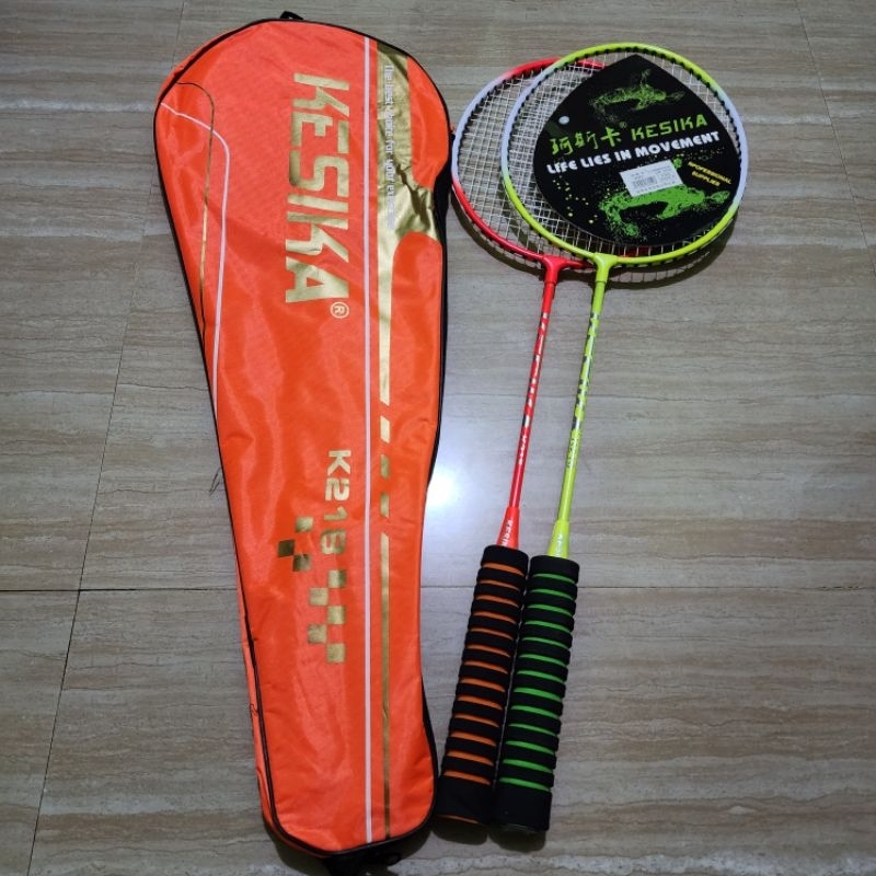 Jual [Import] RaketBulu Tangkis Tas Full Isi 2 Import Merk Kesika K-218 ...
