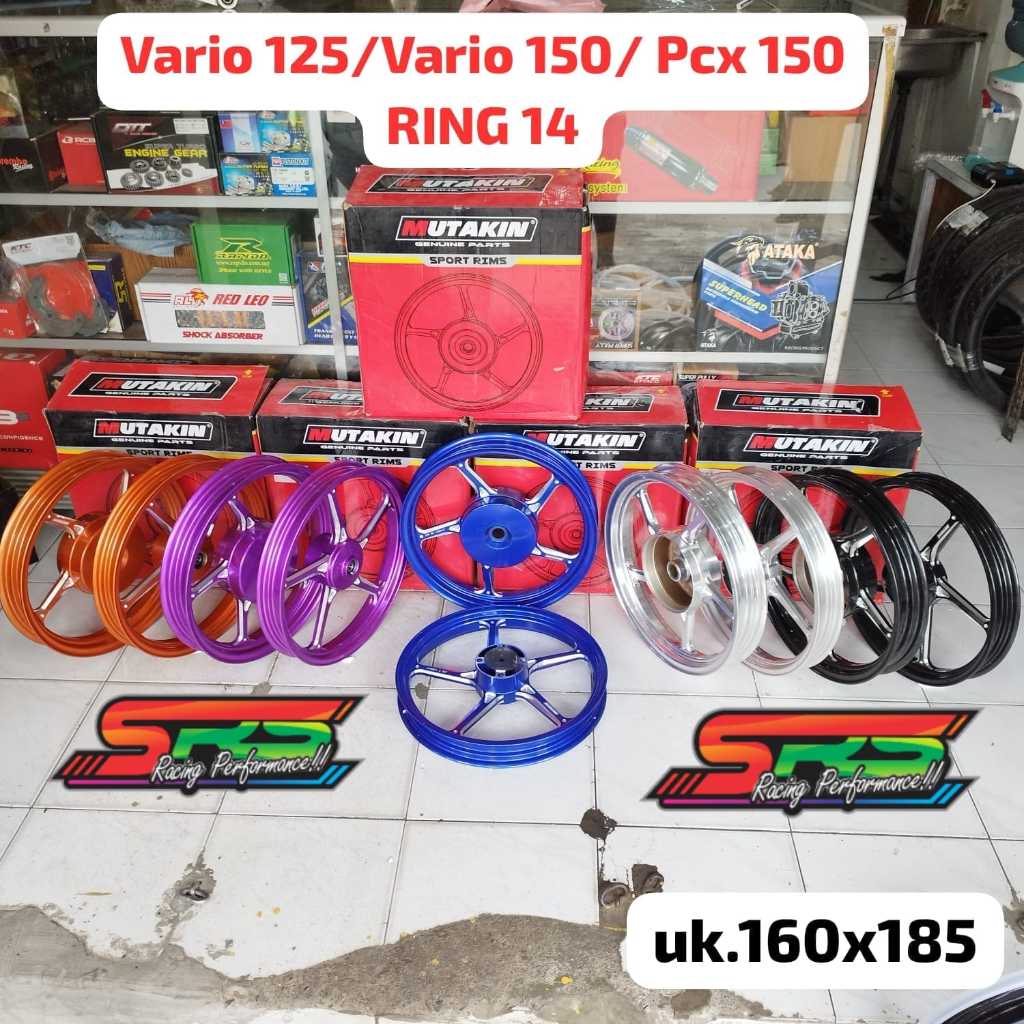 Jual Velg Enkei CNC VELG FG511 140-160 ring 17 vario 125 vario 150 pcx ...