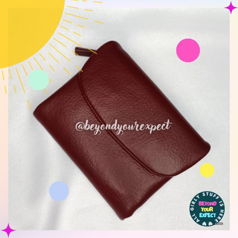Jual Dompet Lipat Magnet Tanam Kulit Sintetis Medium (Boershi - New ...