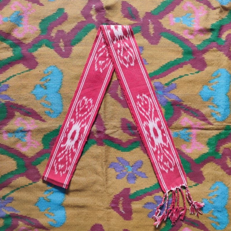Jual Ikat kepala Etnik Dayak Kalimantan, Kain Tenun Etnik, Syal Tenun ...