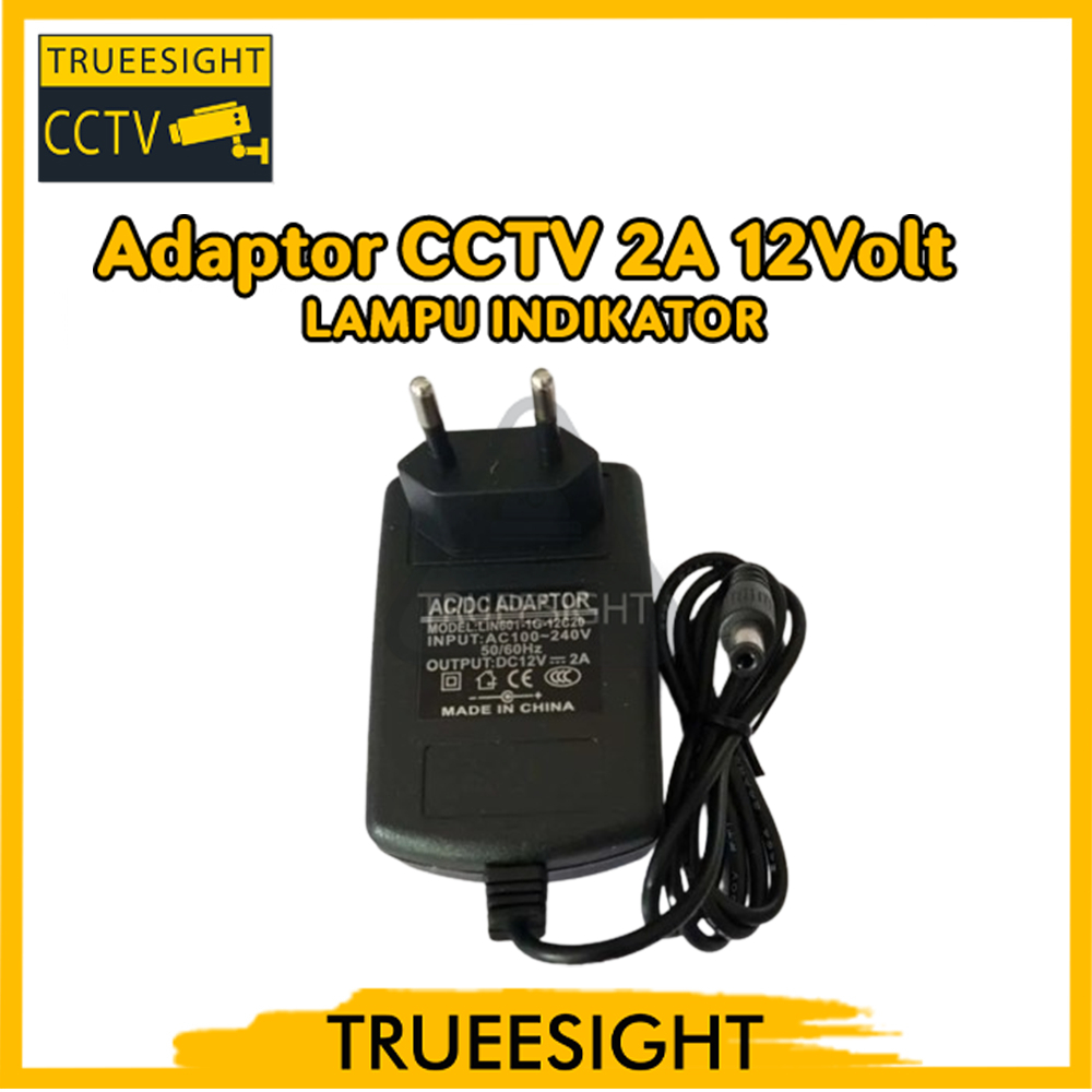 Jual Adaptor CCTV 2A 12Volt Ada LAMPU INDIKATOR | Shopee Indonesia