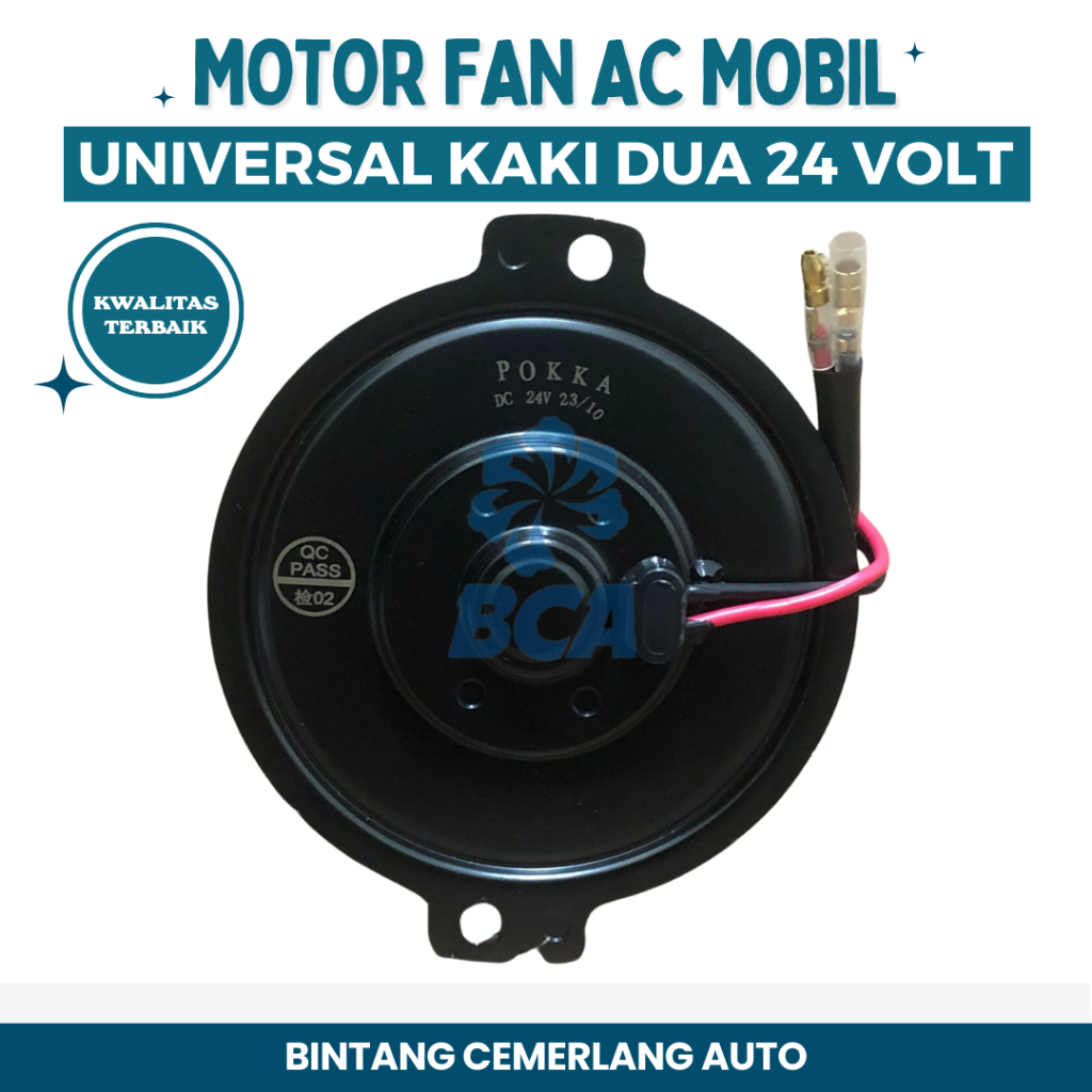 Jual MOTOR FAN AC Mobil Universal Kaki Dua 24 Volt KWALITAS TERBAIK ...
