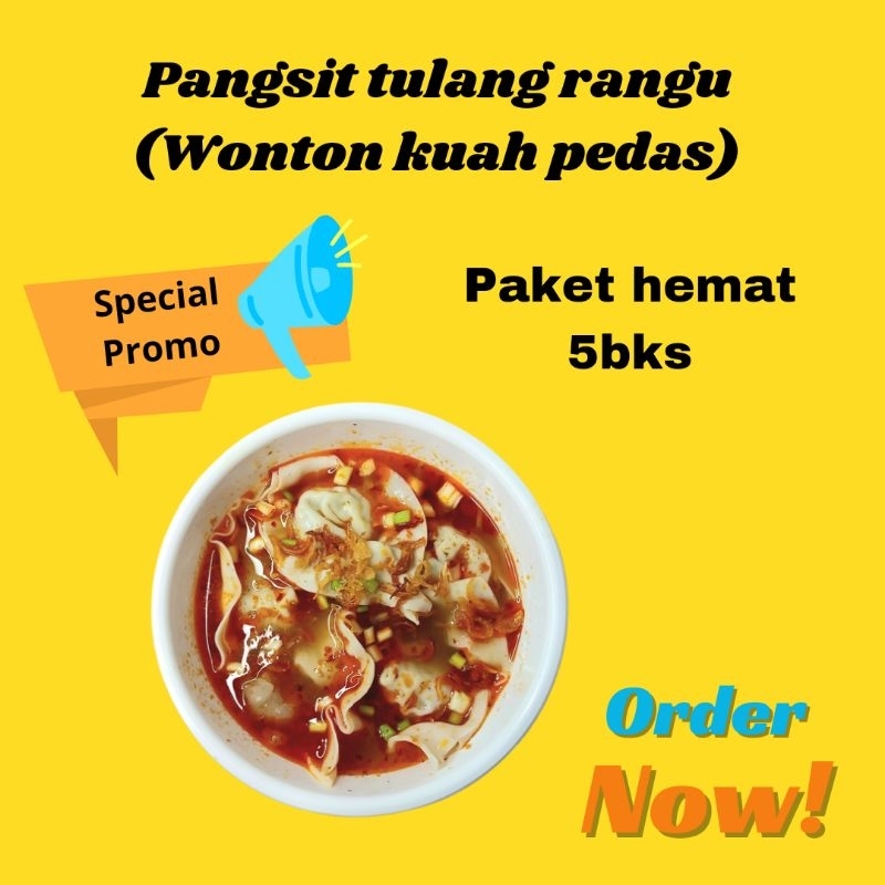 Jual PAKET HEMAT WONTON KUAH 5 BKS | BUNDLING WONTON KUAH MURAH ENAK ...