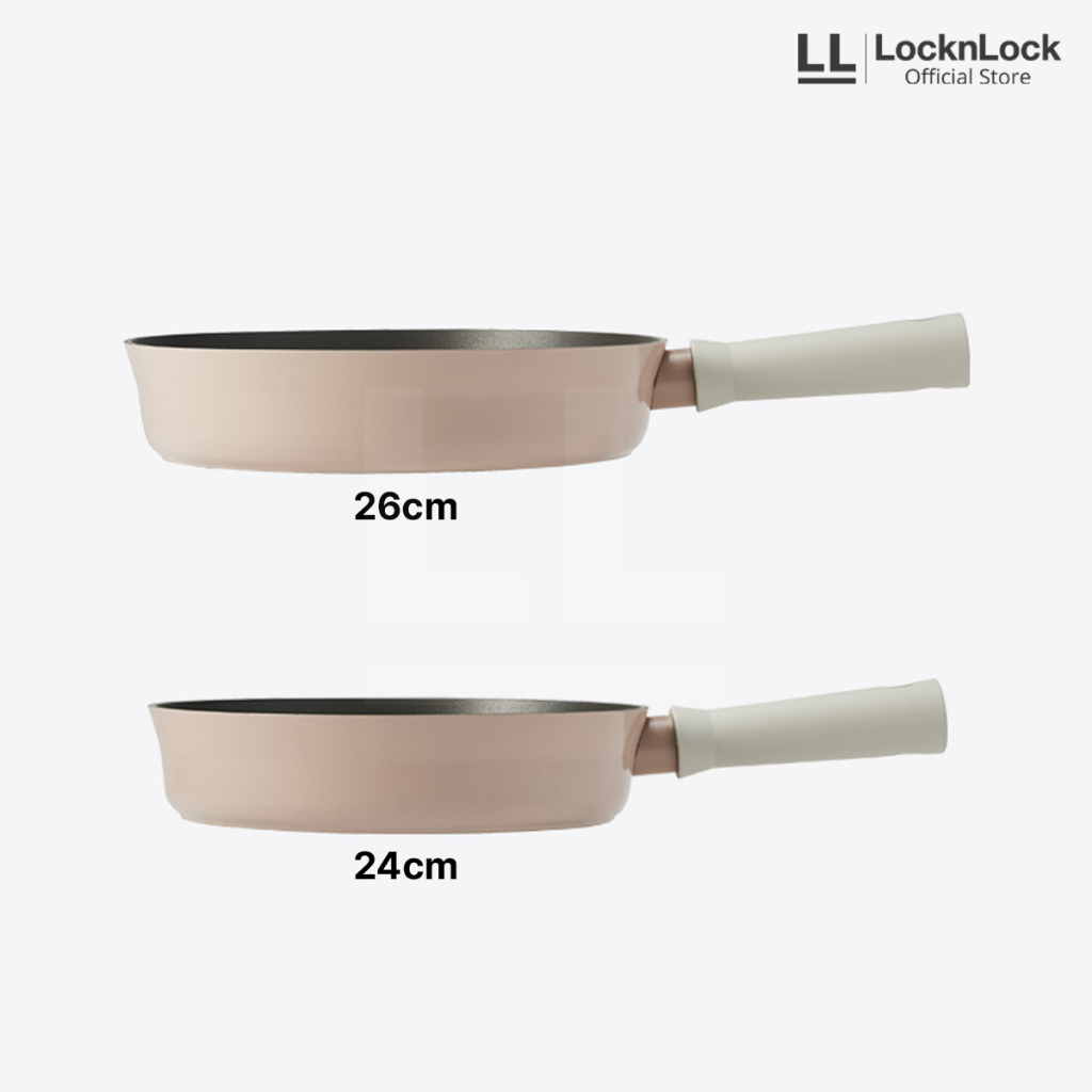 Jual LocknLock Suit IH Fry Pan Pink | Shopee Indonesia