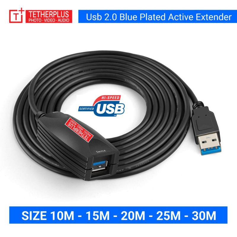 Jual TetherPlus 15M Kabel USB 2.0 Extention aktif /usb Active Extension ...