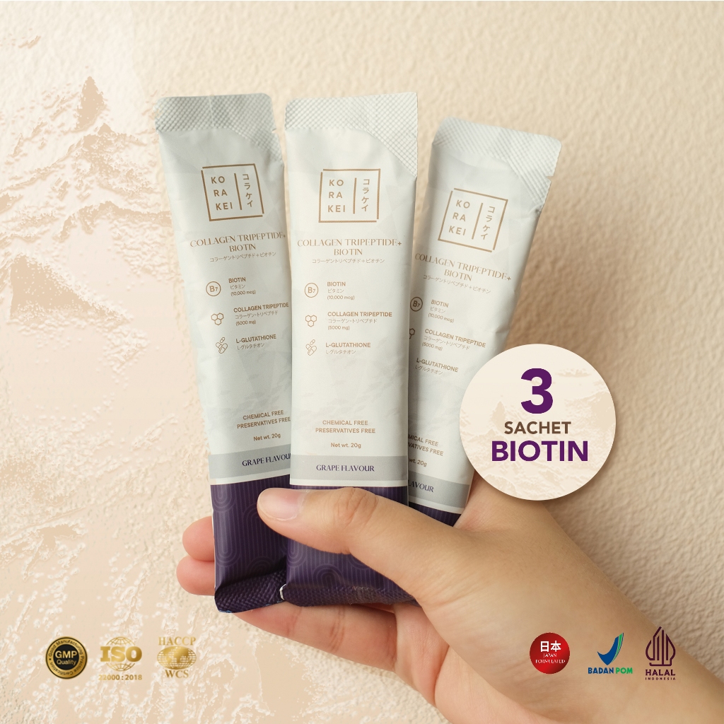 Jual Korakei Trial Pack Biotin (3 Sachet) | Shopee Indonesia