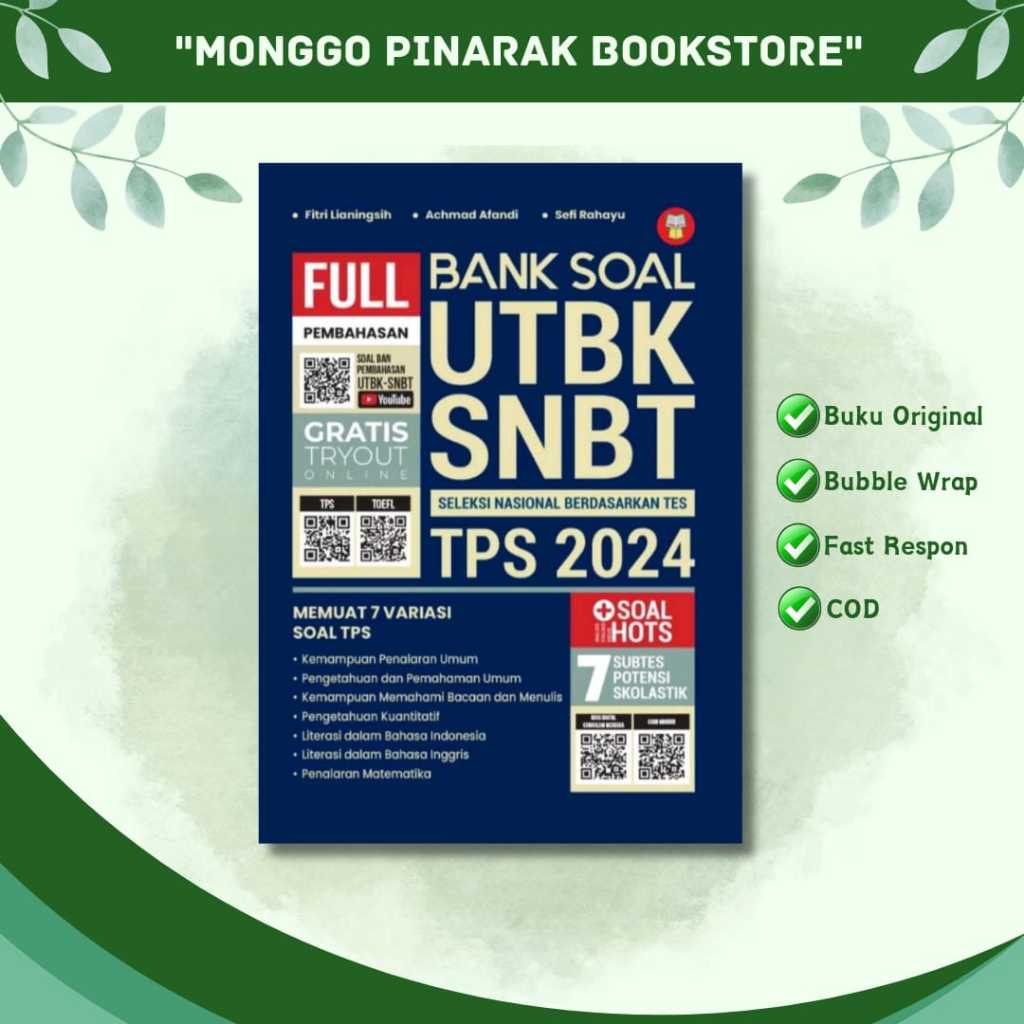 Jual BUKU BANK SOAL UTBK SNBT TPS 2024 | Shopee Indonesia
