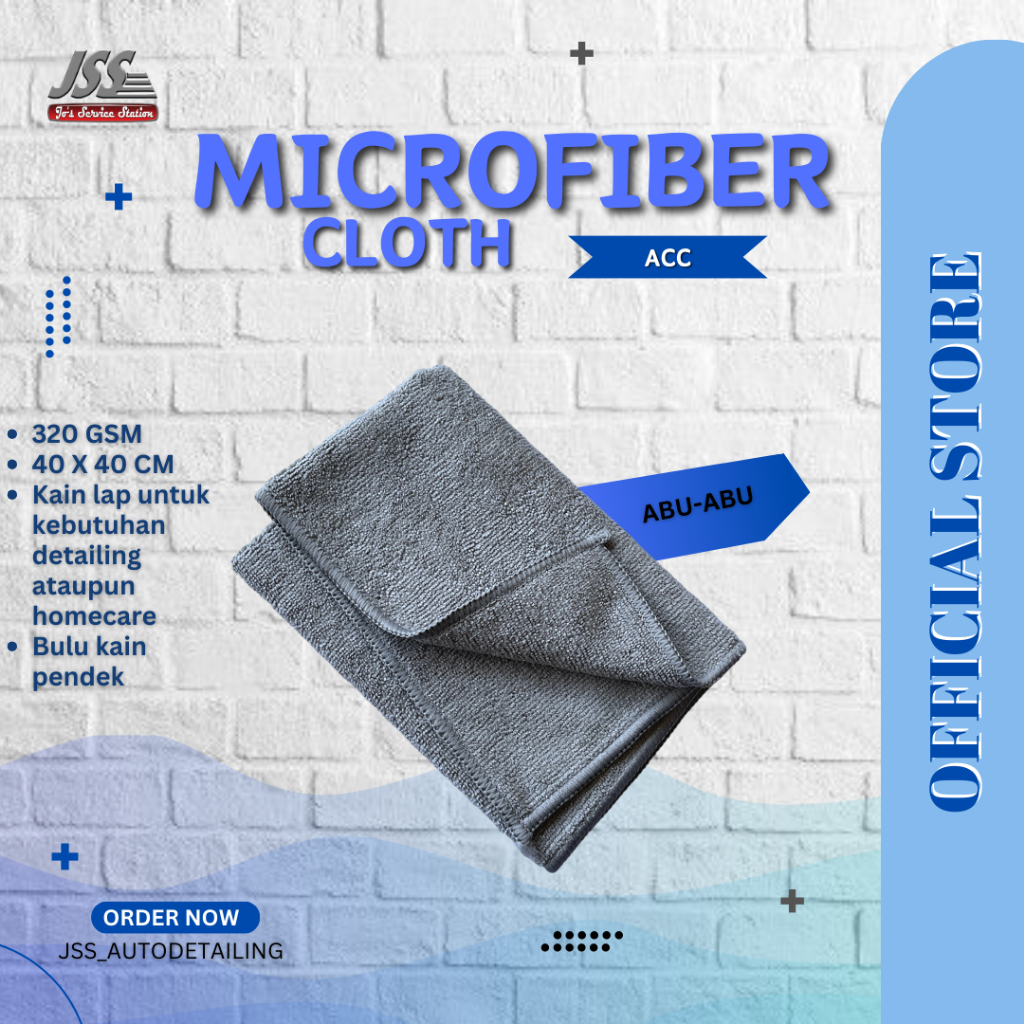 Jual Microfiber Terry Cloth 40 x 40 cm warna Abu Abu | Shopee Indonesia