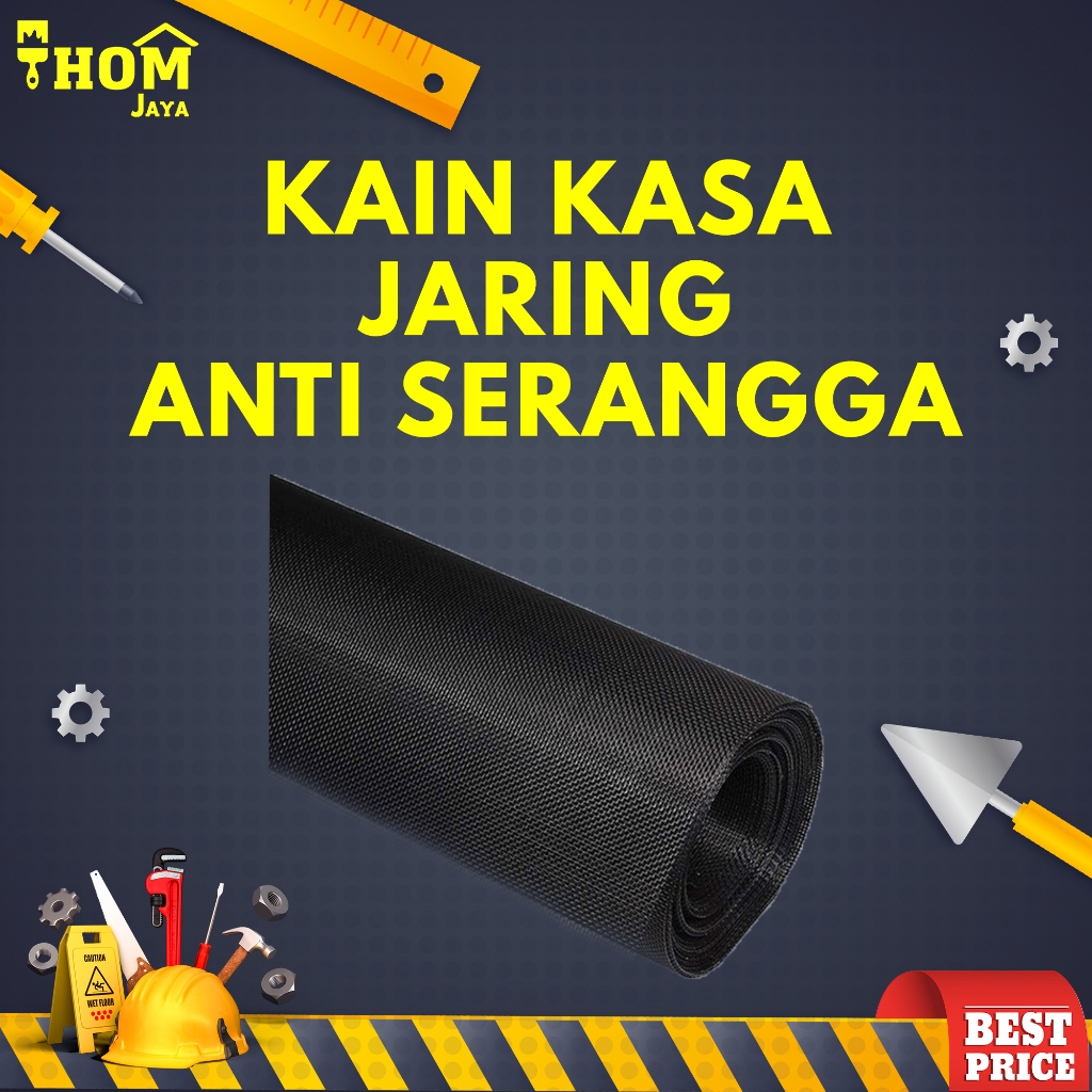 Jual KAIN KASA NYAMUK / RAM NYAMUK / JARING ANTI SERANGGA / KAWAT KAIN ...